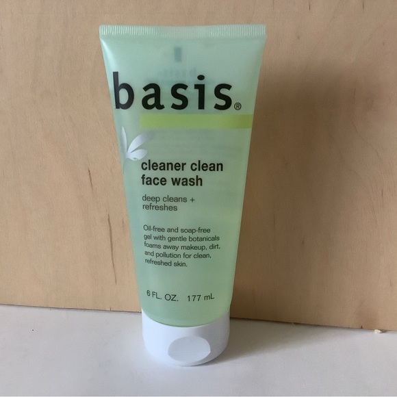 Basis | Skincare | Basis Cleaner Wash Face Wash Deep Cleans Refreshes 6 Fl Oz New | Poshmark